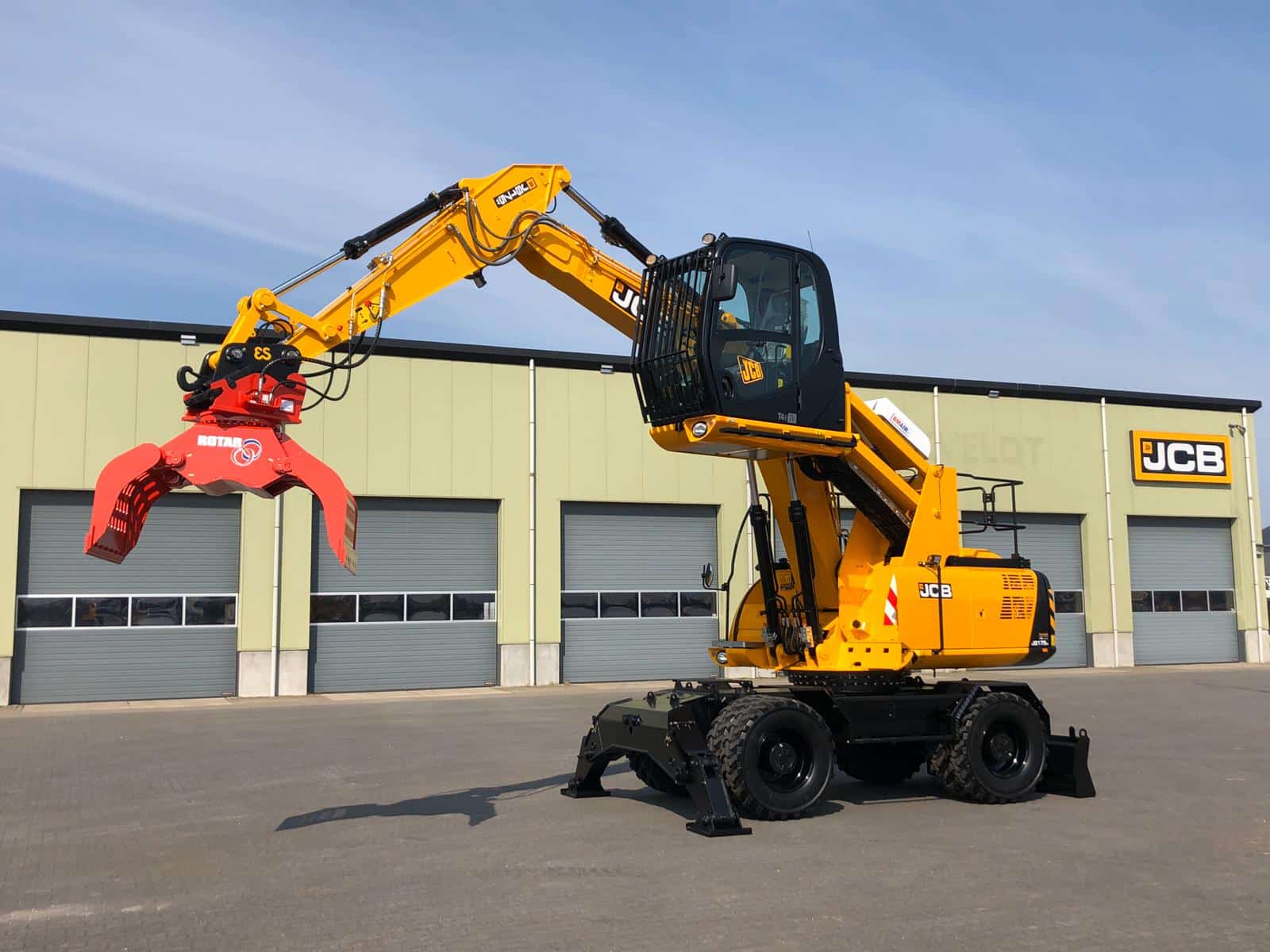 JCB JS 175W HRC afgeleverd aan TMS in Noordhorn. - JCB Broekveldt