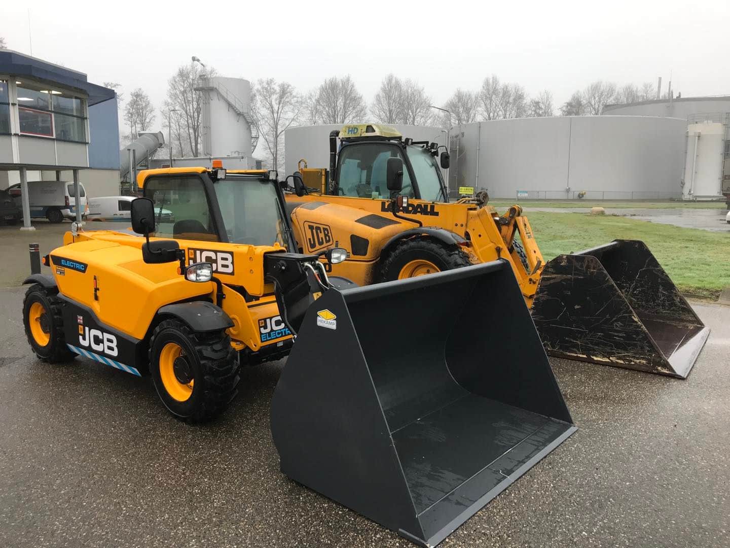 JCB 525-60E Elektrische verreiker voor Waterschap Drents Overijsselse ...