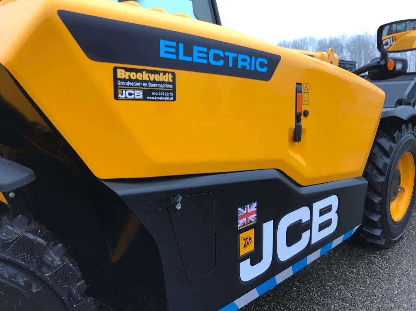 JCB 525-60E Elektrische verreiker voor Waterschap Drents Overijsselse ...