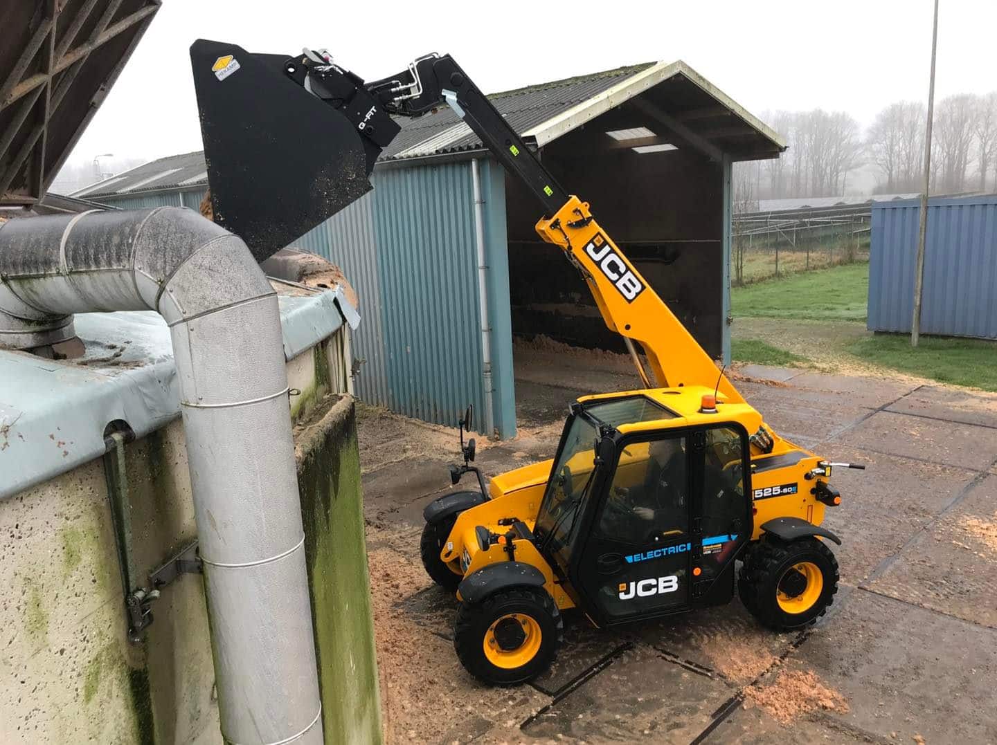 JCB 525-60E Elektrische verreiker voor Waterschap Drents Overijsselse ...